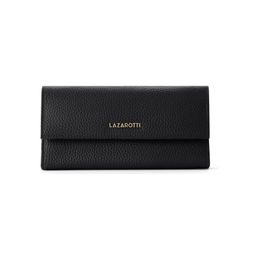 Lazarotti Bologna Leather Geldb&ouml;rse Leder 19 cm in black | Gr.: onesize