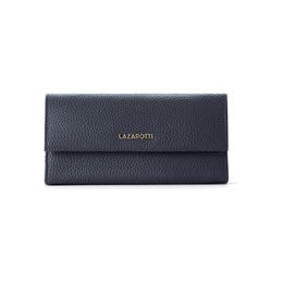 Lazarotti Bologna Leather Geldb&ouml;rse Leder 19 cm in navy | Gr.: onesize