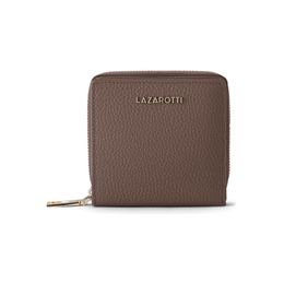 Lazarotti Bologna Leather Geldb&ouml;rse Leder 10 cm in taupe | Gr.: onesize