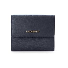 Lazarotti Bologna Leather Geldb&ouml;rse Leder 12 cm in navy | Gr.: onesize
