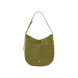 DuDu Sylvie Schultertasche Leder 36.5 cm in olive | Gr.: onesize