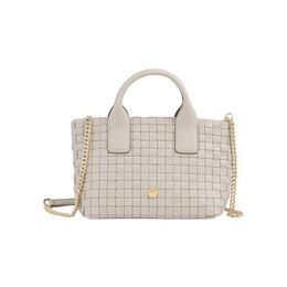DuDu Ibiza Handtasche Leder 22 cm in pearl grey | Gr.: onesize