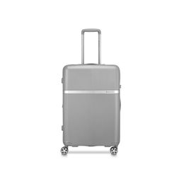 Roncato Airglam 4 Rollen Trolley M 68 cm mit Dehnfalte in grigio perla | Gr.: onesize