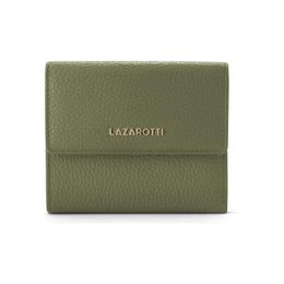 Lazarotti Bologna Leather Geldb&ouml;rse Leder 12 cm in olive | Gr.: onesize