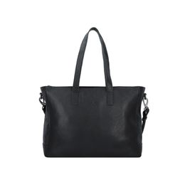 Plevier Rock Shopper Tasche Leder 41 cm Laptopfach in schwarz | Gr.: onesize