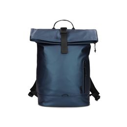 Zwei Cargo Daypack 39 cm Laptopfach in metallic blue | Gr.: onesize
