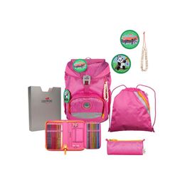 DerDieDas ErgoFlex Eco Schulranzen-Set 5tlg. in Pink Planet | Gr.: onesize