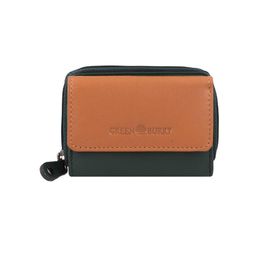 Green Burry Greenburry Nappa Geldb&ouml;rse RFID Schutz Leder 11 cm in bottle green-tan | Gr.: onesize