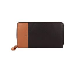 Green Burry Greenburry Nappa Geldb&ouml;rse RFID Schutz Leder 19.5 cm in brown-tan | Gr.: onesize