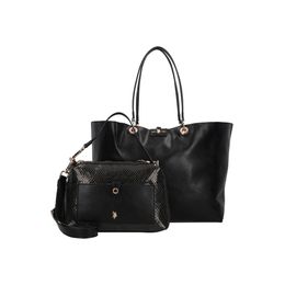 U.S. Polo Assn. Axtell Wende Shopper Tasche 35 cm in black - black python | Gr.: onesize