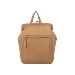 Green Burry Greenburry Vintage washed City Rucksack Leder 27 cm in cognac | Gr.: onesize