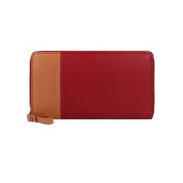 Green Burry Greenburry Nappa Geldb&ouml;rse RFID Schutz Leder 19.5 cm in red-tan | Gr.: onesize