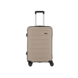 d&n D&N Travel Line 4100 4 Rollen Trolley M 64 cm in taupe | Gr.: onesize