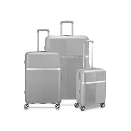 Roncato Airglam 4 Rollen Kofferset 3-teilig mit Dehnfalte in grigio perla | Gr.: onesize