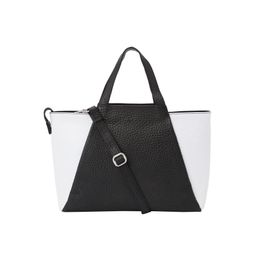 VLD VOi Leather Design Hirsch Shopper Tasche Leder 31.5 cm in schwarz-weiss | Gr.: onesize