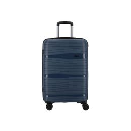 d&n D&N Travel Line 4300 4 Rollen Trolley M 68 cm in dunkelblau | Gr.: onesize