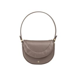 DuDu Schultertasche Leder 22 cm in taupe | Gr.: onesize