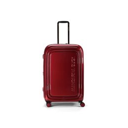 Mandarina Duck Logoduck + Metal 4 Rollen Trolley L 75 cm mit Dehnfalte in red metal | Gr.: onesize