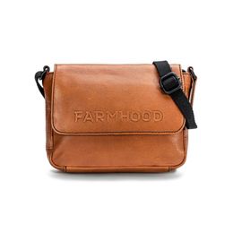 Farmhood Memphis Umh&auml;ngetasche Leder 22 cm in cognac | Gr.: onesize