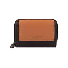 Green Burry Greenburry Nappa Geldb&ouml;rse RFID Schutz Leder 14 cm in brown-tan | Gr.: onesize