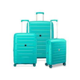 MODO by roncato Starlight 3.0 4 Rollen Kofferset 3-teilig mit Dehnfalte in mint green | Gr.: onesize