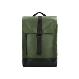 Green Burry Greenburry Upcycled Tarpaulin Daypack 45 cm Laptopfach in olive-black | Gr.: onesize