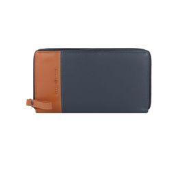 Green Burry Greenburry Nappa Geldb&ouml;rse RFID Schutz Leder 19.5 cm in grey-tan | Gr.: onesize
