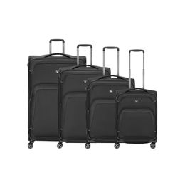 Roncato Gateway 4 Rollen Kofferset 4-teilig mit Dehnfalte in black | Gr.: onesize