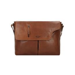 Green Burry Greenburry Vintage Aktentaschen Messenger Leder 40 cm Laptopfach in natur | Gr.: onesize
