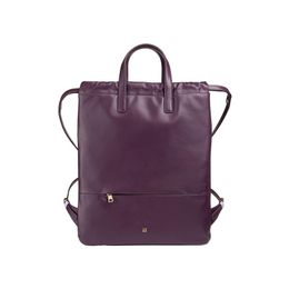 DuDu Ellesmere City Rucksack Leder 44 cm in deep purple | Gr.: onesize