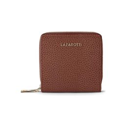 Lazarotti Bologna Leather Medium Zip-Around Geldb&ouml;rse Leder 10 cm in brown | Gr.: onesize
