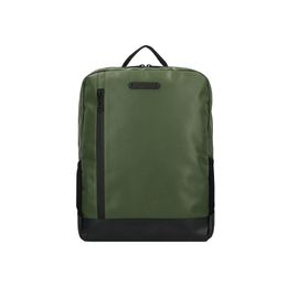 Green Burry Greenburry Upcycled Tarpaulin Daypack 39.5 cm Laptopfach in olive-black | Gr.: onesize