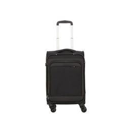 d&n D&N Travel Line 9504 4 Rollen Kabinentrolley S 55 cm in black | Gr.: onesize