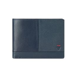 Roncato Trial DLX Geldb&ouml;rse Leder 9.5 cm in navy | Gr.: onesize