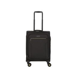 d&n D&N Travel Line 9704 4 Rollen Kabinentrolley S 55 cm mit Dehnfalte in black | Gr.: onesize