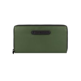 Green Burry Greenburry Upcycled Tarpaulin Geldb&ouml;rse 19 cm in olive | Gr.: onesize