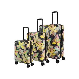Travelite Cruise 4 Rollen Kofferset 3-teilig in gelbe orchidee | Gr.: onesize