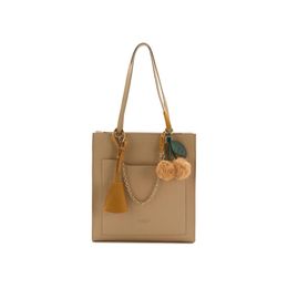 Seidenfelt Lyby Schultertasche 31 cm in warm beige | Gr.: onesize