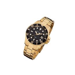 Regent Uhren Analog-Armbanduhr Regent Metallarmband gold gro&szlig; (ca. 40mm) | Gr.: onesize