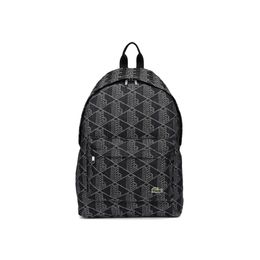 Lacoste Monogram Neocroc Daypack 43 cm Laptopfach in mono jacquard denim noir | Gr.: onesize