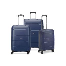 MODO by roncato Galaxy 4 Rollen Kofferset 3-teilig in night blue | Gr.: onesize