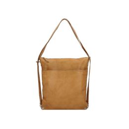 TASCHENDIEB Kohlmarkt Schultertasche Leder 34 cm in camel | Gr.: onesize