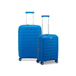 Roncato B-Flying 4 Rollen Kofferset 2-teilig mit Dehnfalte in blue | Gr.: onesize