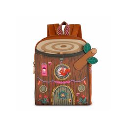 Oilily Maddy Treehouse City Rucksack 25 cm in leather brown | Gr.: onesize