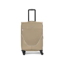 Stratic taska 4-Rollen Trolley M 65 cm mit Dehnfalte in taupe | Gr.: onesize