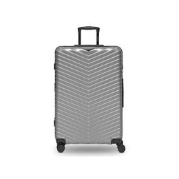 Redolz Essentials 18 4 Rollen Trolley 76 cm mit Dehnfalte in Metallic-Silver Shiny | Gr.: onesize
