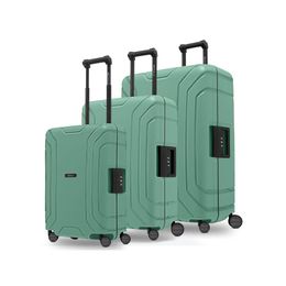 Redolz Essentials 15 4-Rollen Kofferset 3-tlg. mit Dreipunkt-Verschluss in sea green | Gr.: onesize