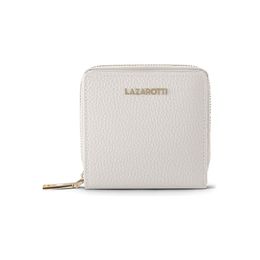 Lazarotti Bologna Leather Medium Zip-Around Geldb&ouml;rse Leder 10 cm in cream | Gr.: onesize