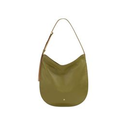 DuDu Sylvie Schultertasche Leder 36.5 cm in olive | Gr.: onesize