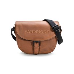 Farmhood Nashville L Umh&auml;ngetasche Leder 25 cm in mid brown | Gr.: onesize